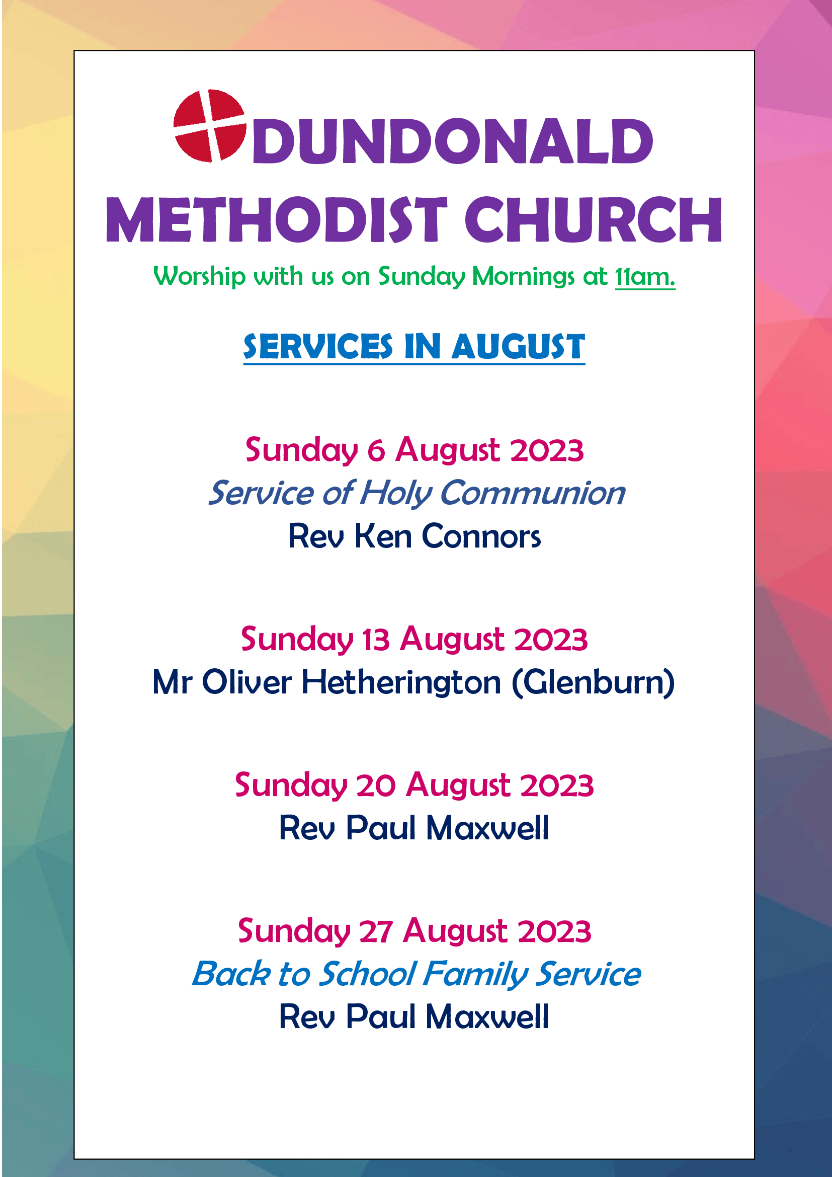 DMC | Dundonald Methodist Church